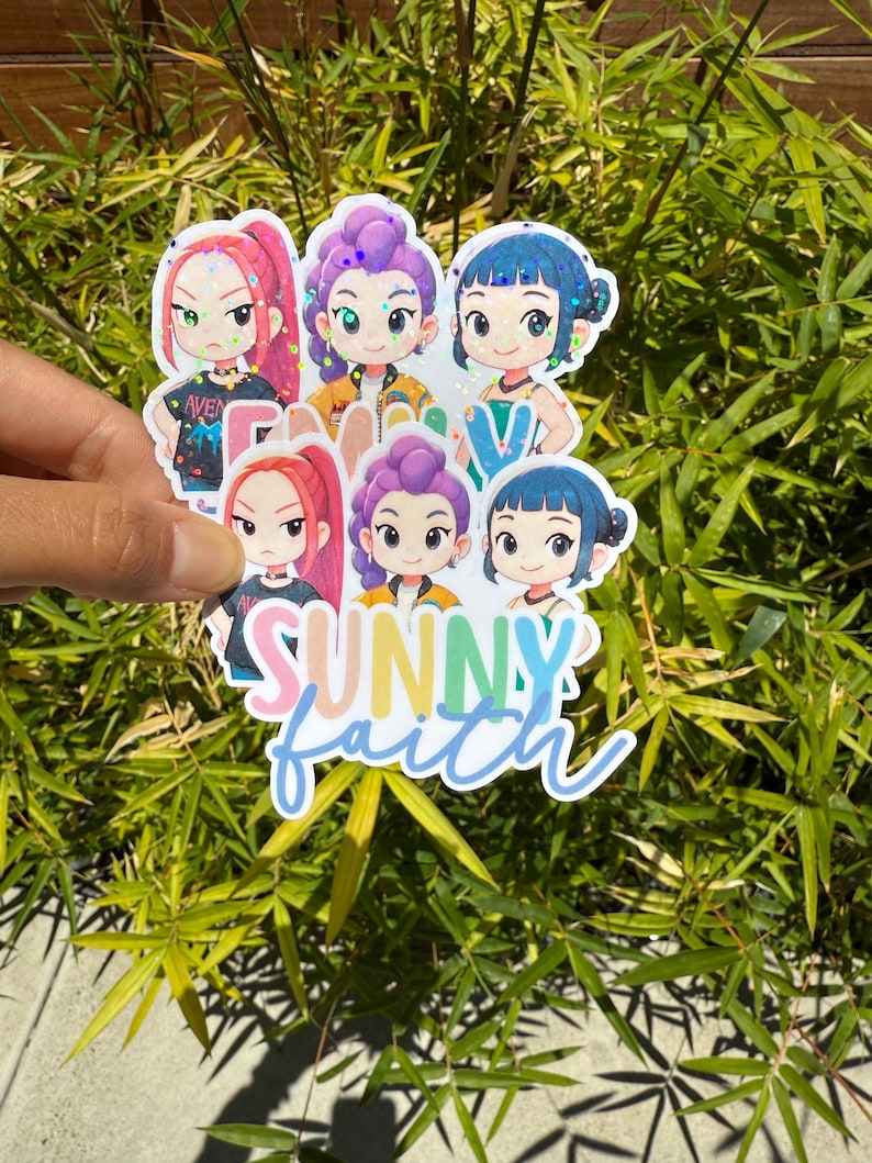 Custom K-pop Demon Hunters Inspired Name Labels, Vinyl Sticker ...