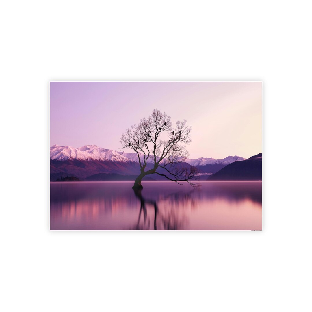 Serene Landscape Gloss Poster, Nature Wall Art, Home Decor, Gift for ...