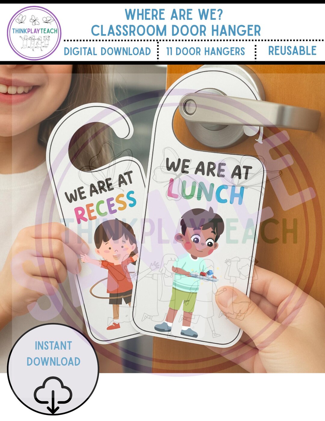Where Are We? Classroom Door Hanger - Etsy