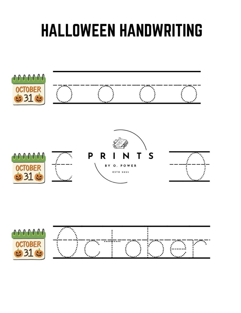 Halloween, Handwriting, Tracing, Alphabet, Capital, Lowercase, Letters ...