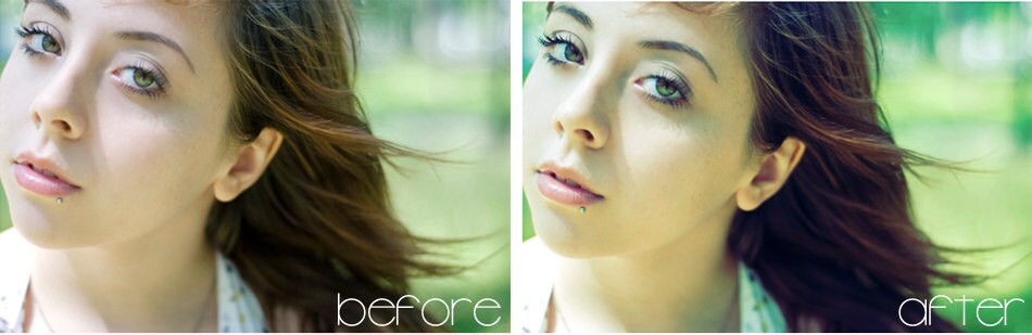 Magic Afternoon Portrait Photoshop Action Retouching | Etsy