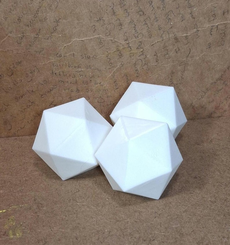 D20 ( Twenty Sided) Blank Dice (dnd) - Etsy