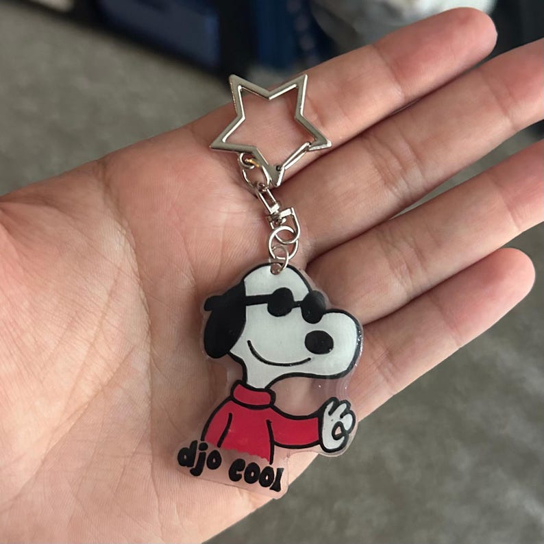 Djo Cool Snoopy Keychain | Joe Keery, Peanuts, Bag Charm - Etsy
