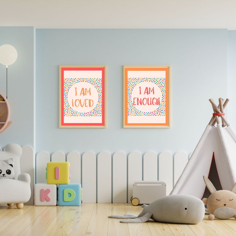 Inspirational Quotes Kids Art Affirmations, Positive Motivational Quote ...