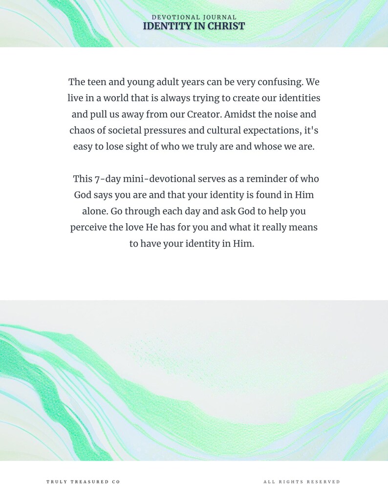 Christian Digital Downloads | for Teenagers Seeking the Lord. - Etsy