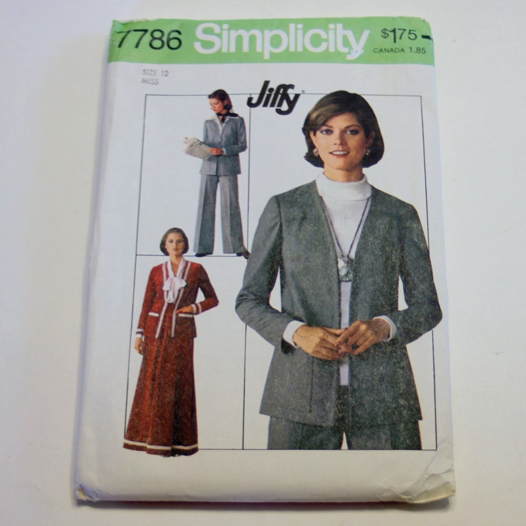 Pattern Simplicity 7786: Misses' Jiffy Skirt Pants and - Etsy