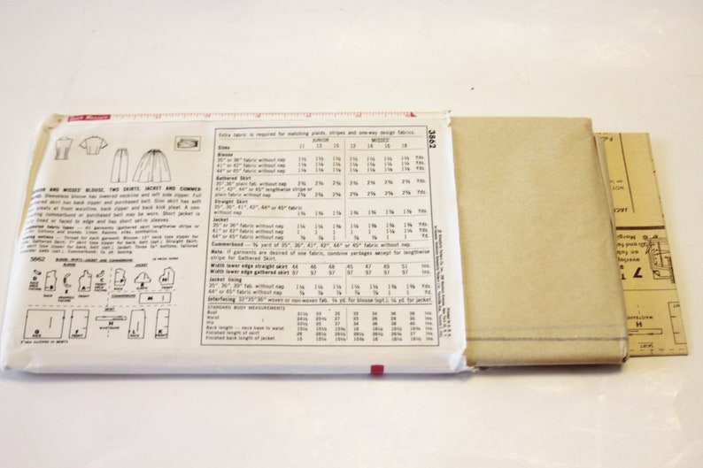 Simplicity 3862: Junior and Misses' Blouse Two Skirts | Etsy