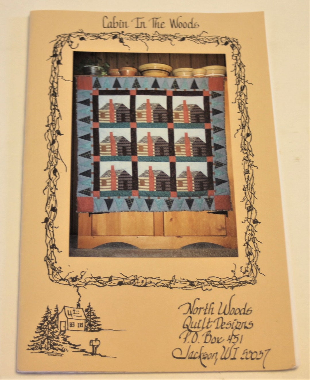 Quilt Pattern: Cabin in the Woods ( Only ONE ORIGINAL PATTERN) - Etsy