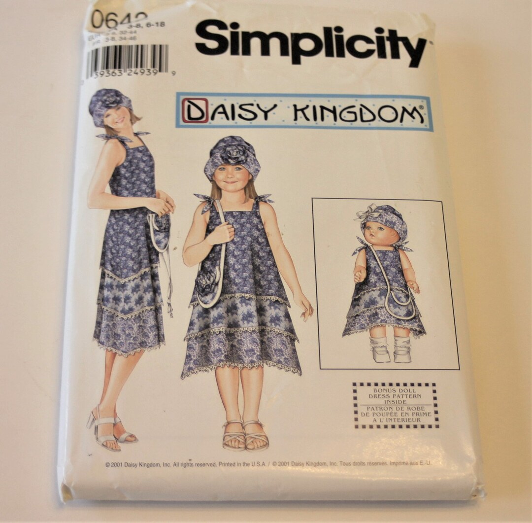 Simplicity 0642 Pattern: Misses' and Child's Sundress - Etsy UK
