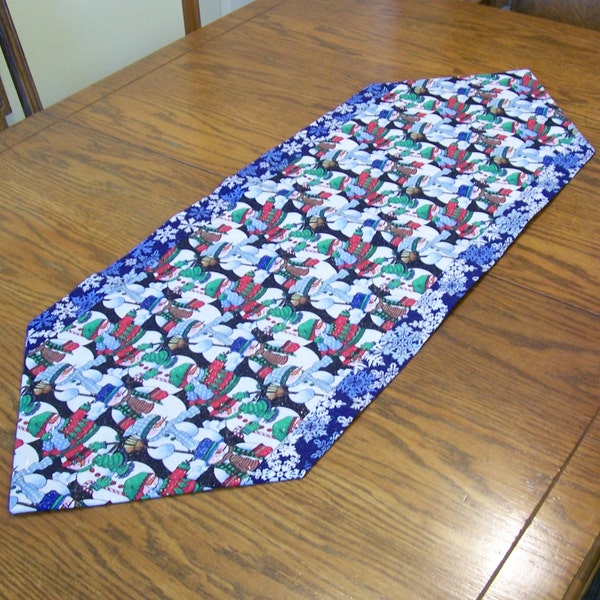 Snowman Table Runner - Etsy