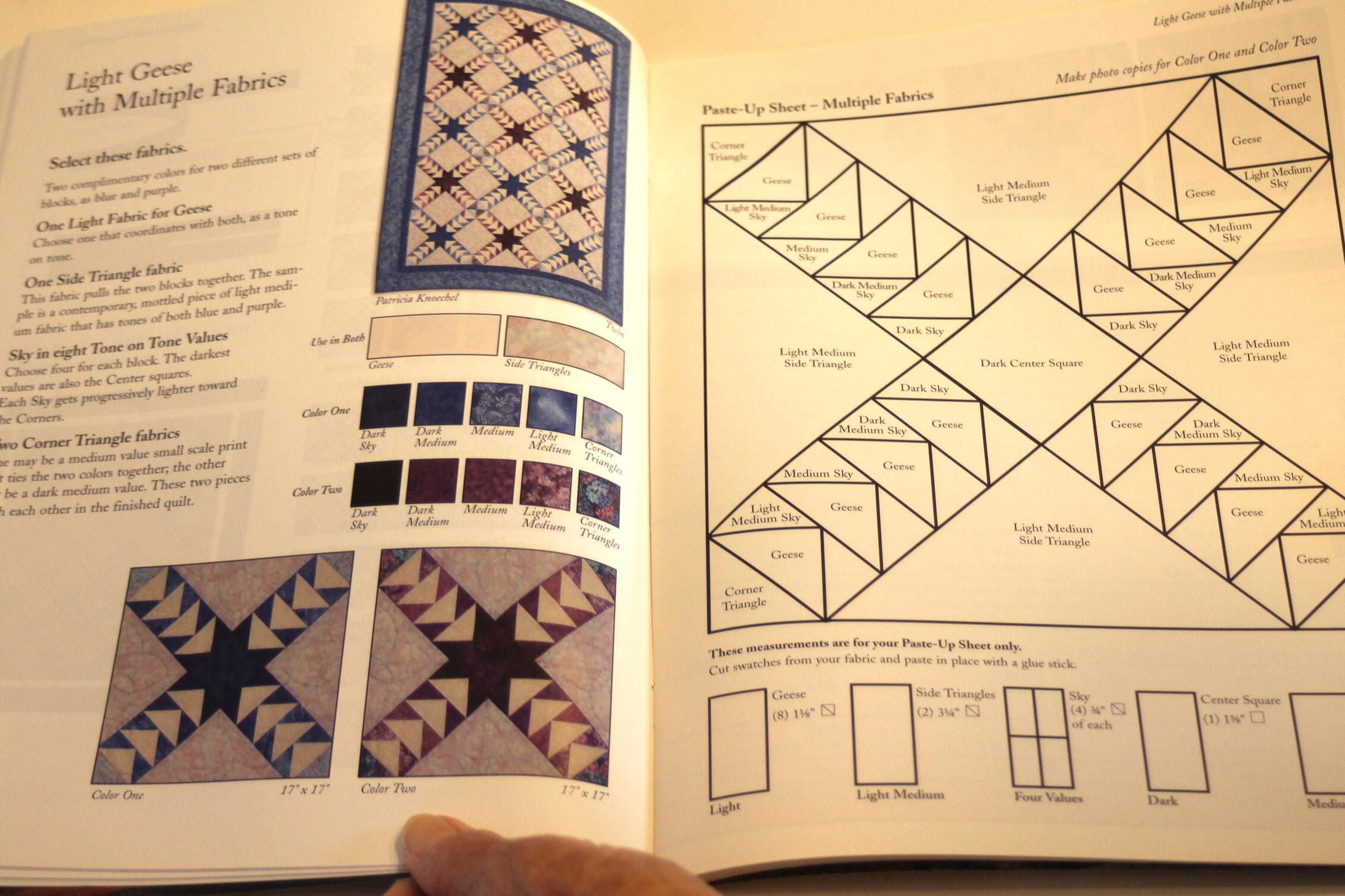 Eleanor Burns Quilt in a Day Wild Goose Chase Quilts Book (first ...