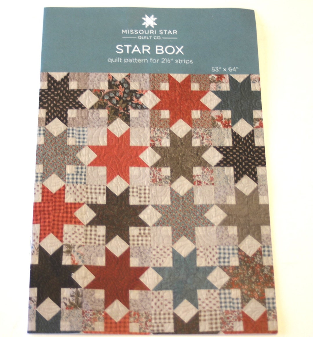 Quilt Pattern: Star Box (quilt Pattern for 2.5" Strips- Jelly Roll ...