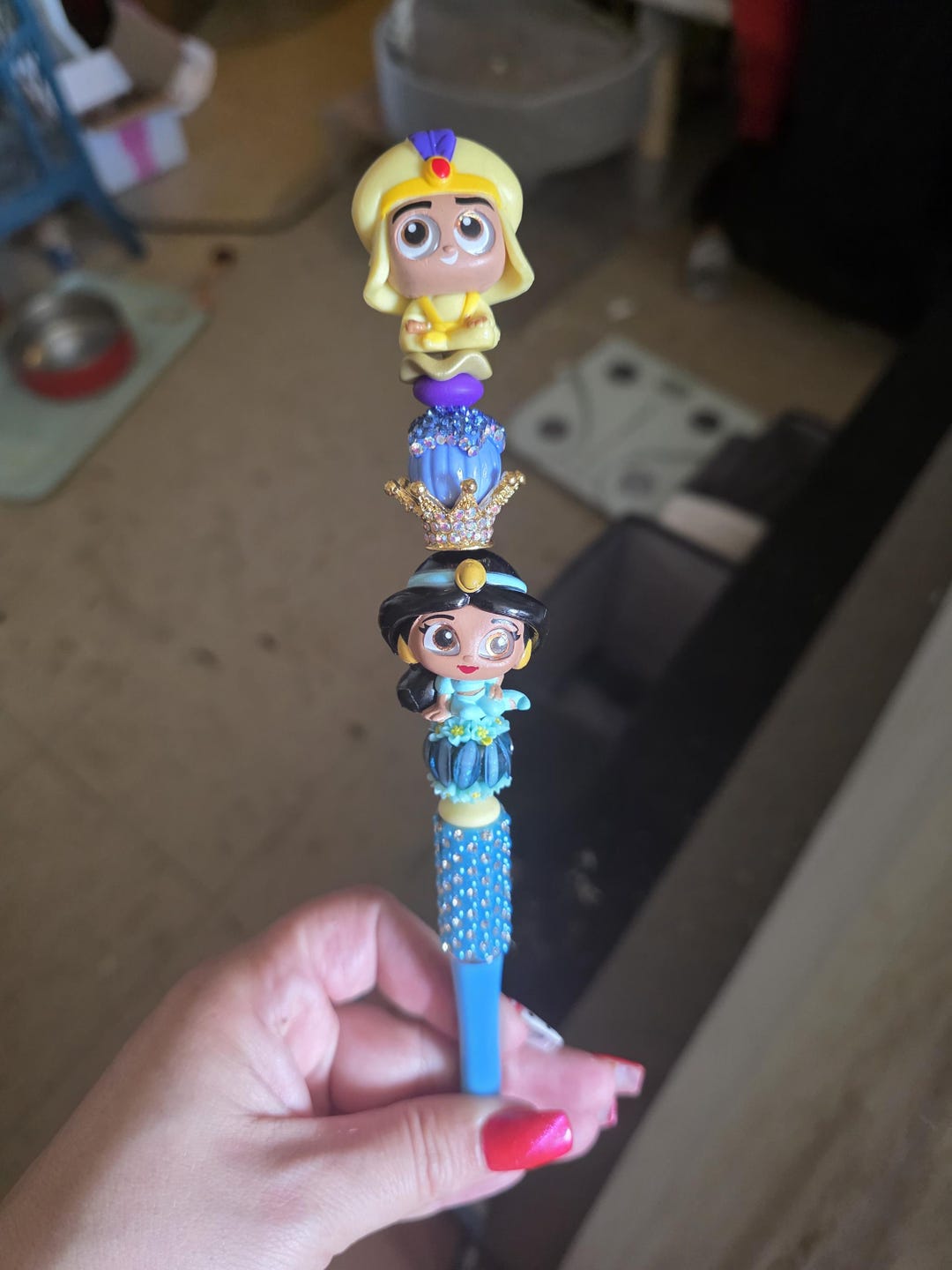 Jasmine and Aladdin Double Charracter Doorable Pen - Etsy
