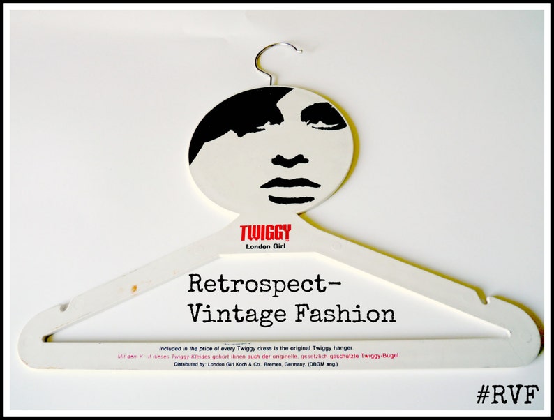 Original 1960's Vintage TWIGGY Hanger // Mod Vintage Antique Retro ...