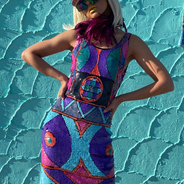 Pop Art Dress - Etsy