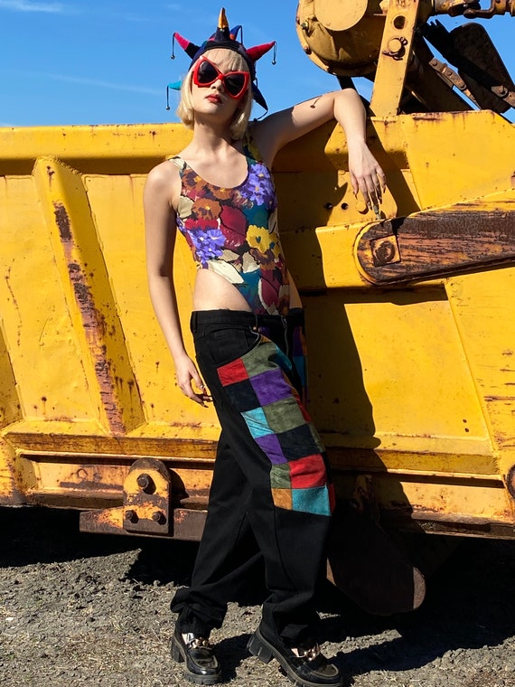 80s Vintage Leotard Bodysuit Vintage Bodysuit … Gem