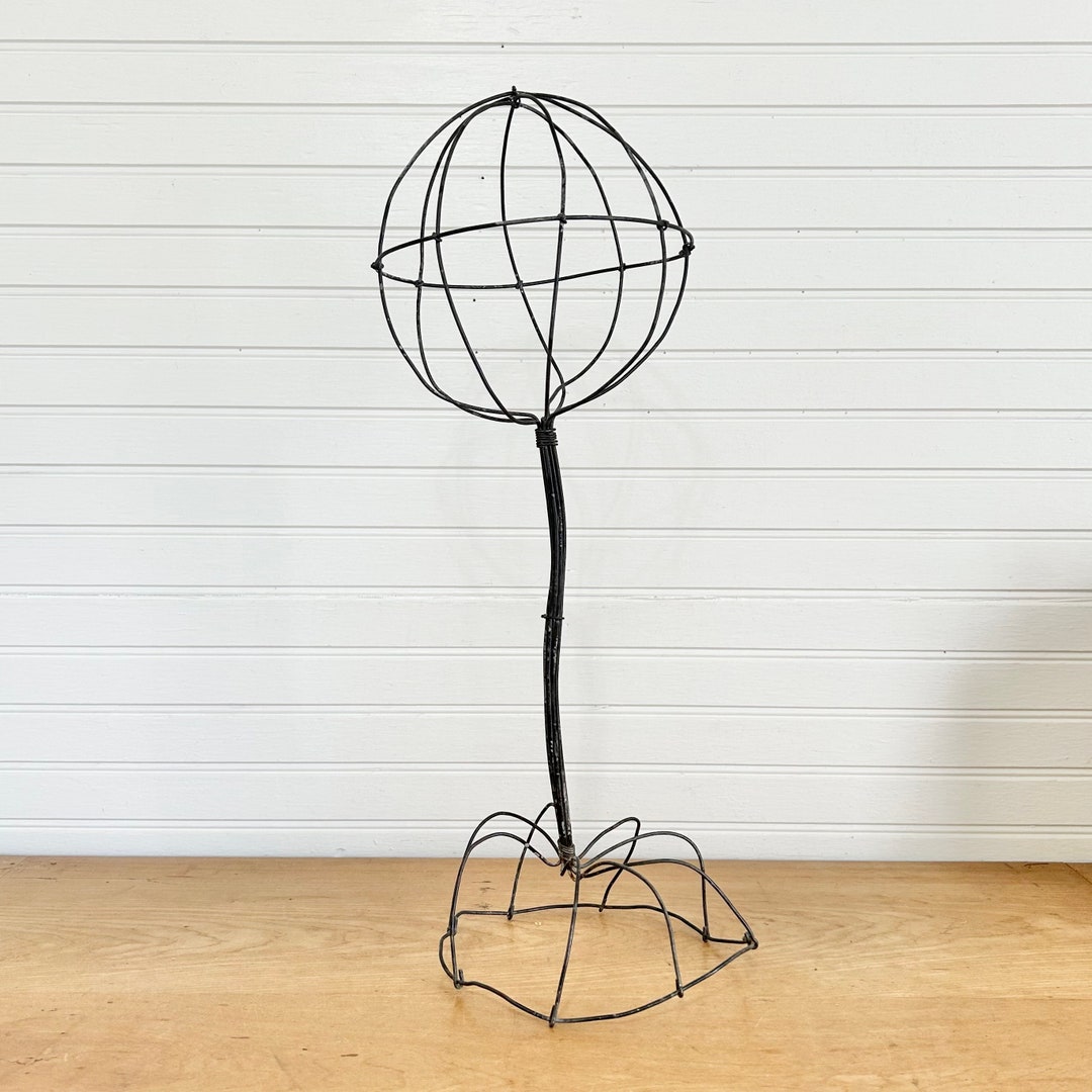 Vintage Millinery Wire Hat Stand - Etsy