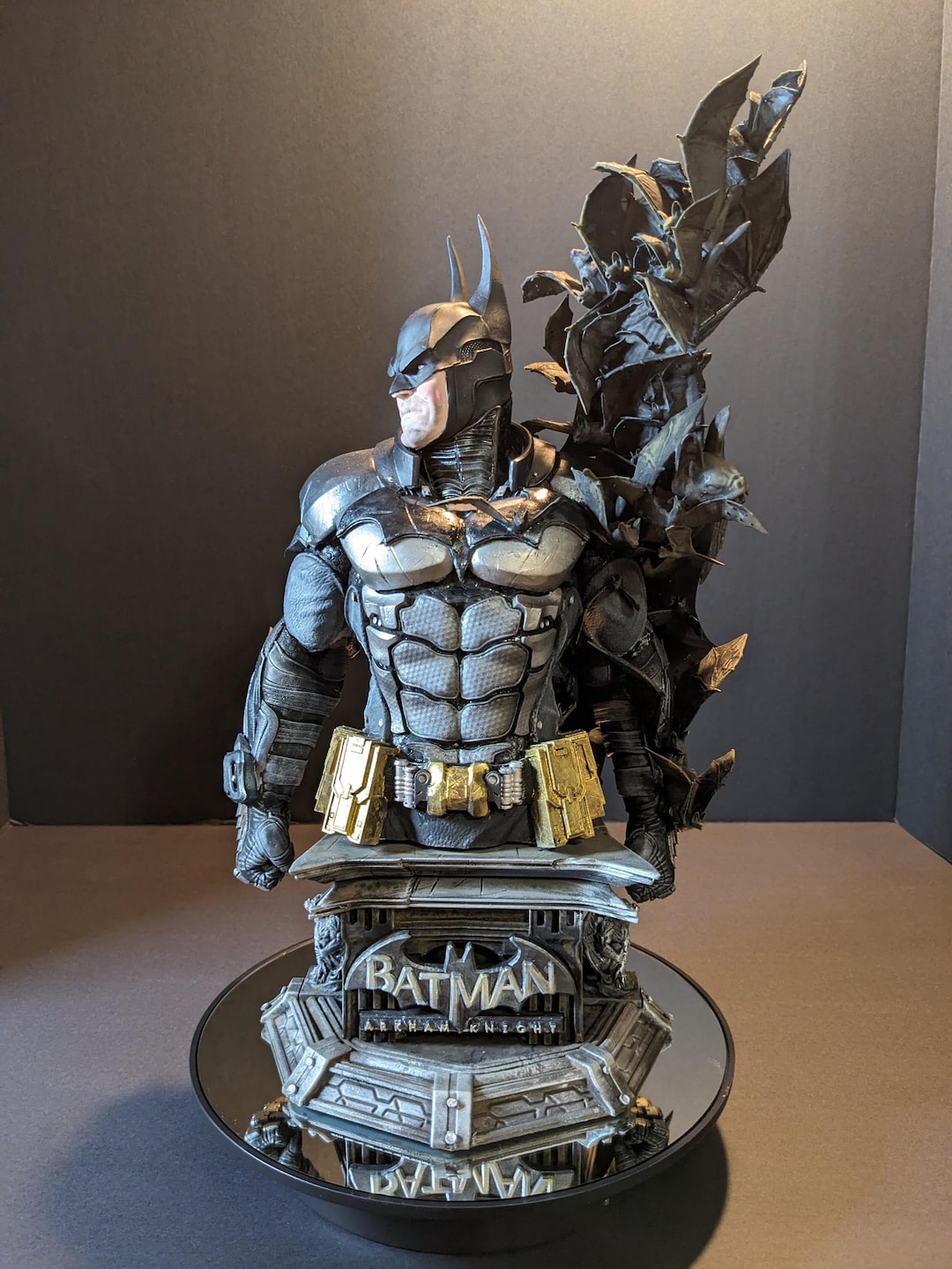 Batman Arkham Knight Statue Handpainted - Etsy
