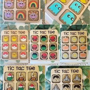 Peanuts Snoopy Charlie Brown Hand Painted Wood Tic Tac Toe Board - Etsy