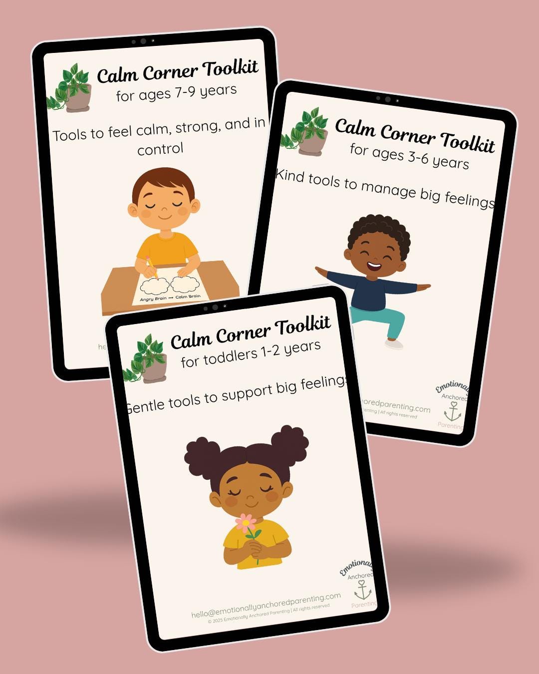 Printable Calm Down Corner Toolkit Bundle | Emotional Regulation Tools ...