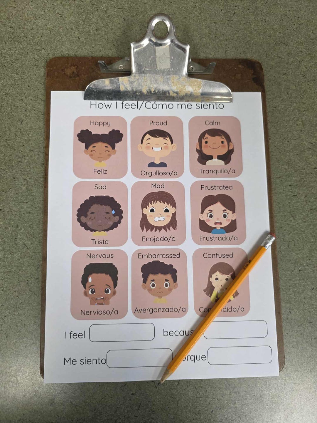 Bilingual Emotions Toolkit | English + Spanish Feelings Flashcards ...