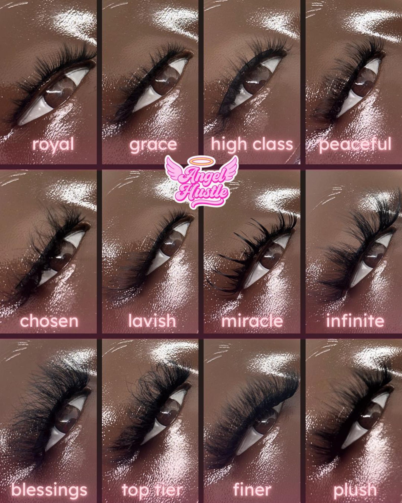 Peaceful - D Curl Russian Strip Lashes, Faux Mink Natural, Lightweight ...