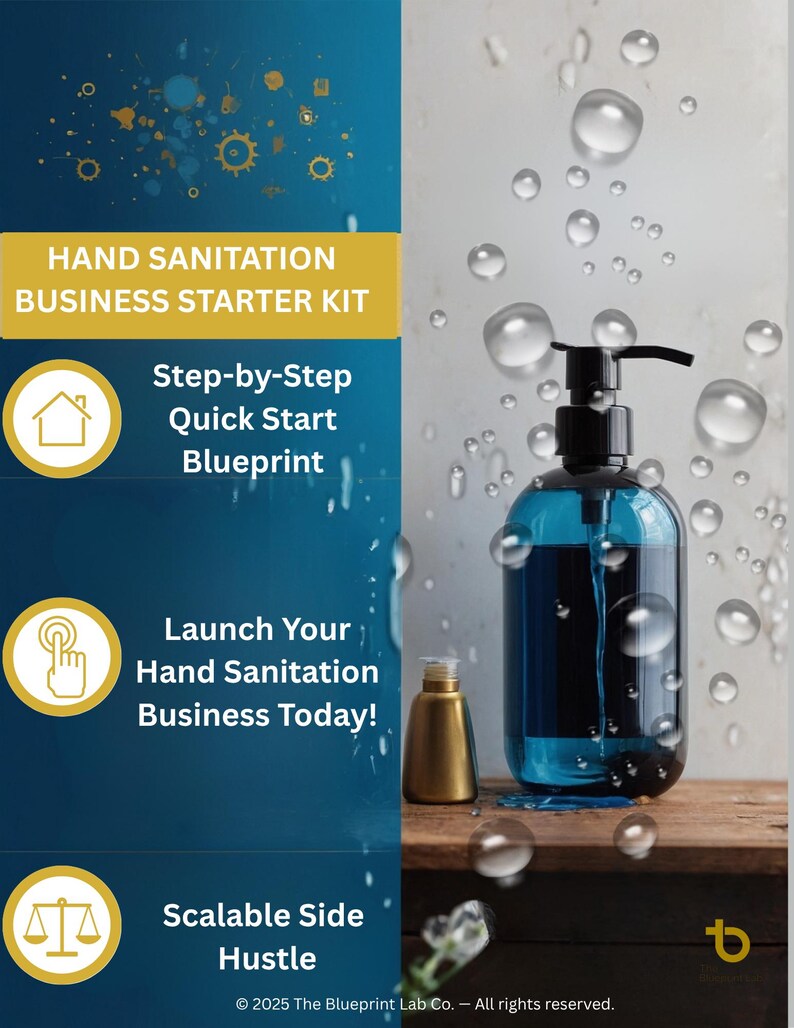 Hand Sanitation Business Starter Kit | Editable Service Agreement ...