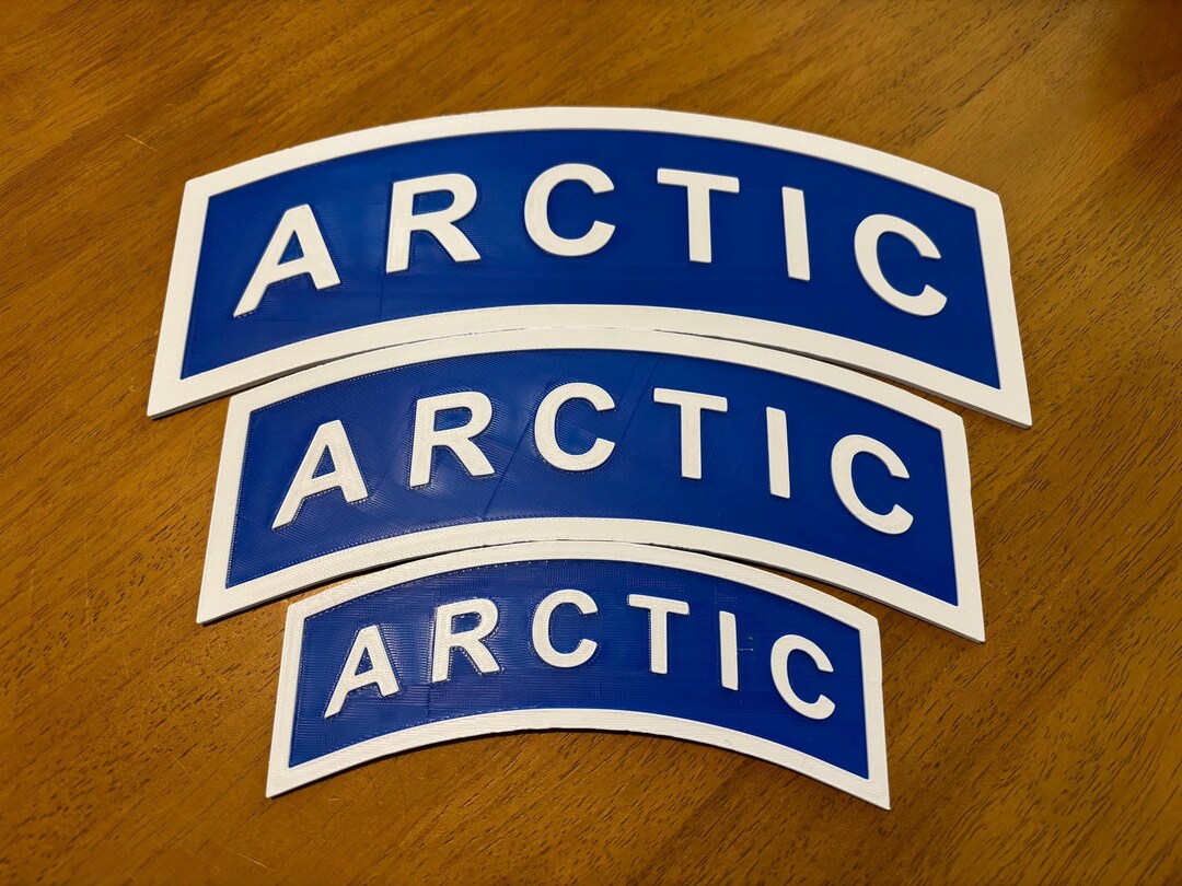 Arctic Tab Sign - Etsy