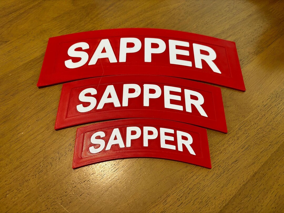 Sapper Tab Sign - Etsy