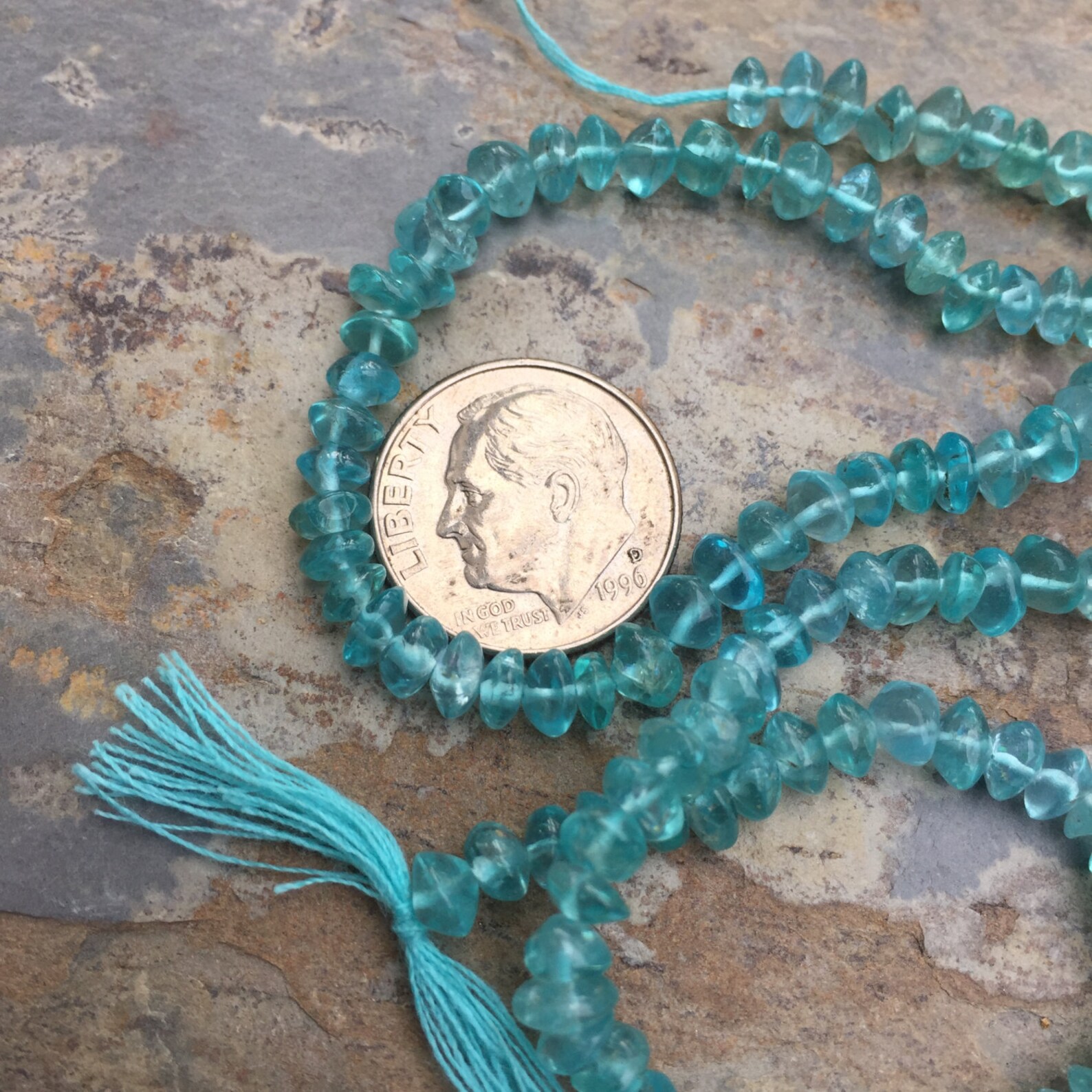Apatite Rondelles 13 Inch Strand 4mm - Etsy