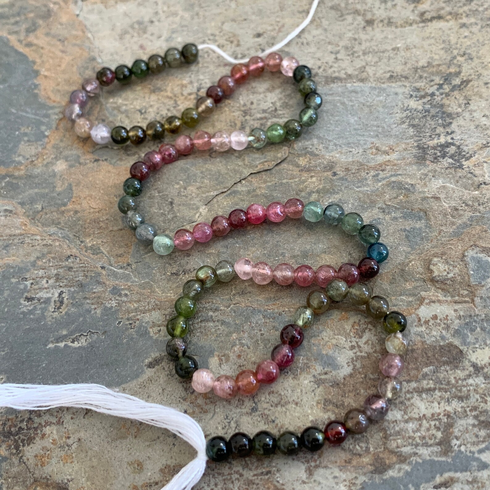 Round Watermelon Tourmaline Beads, 3.5 to 4mm, 13 Inch Strand. - Etsy