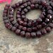 Garnet Cube Beads, 4mm, 15.5 Inch Strand - Etsy