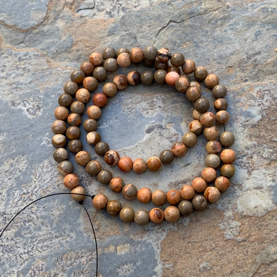 Birds Eye Rhyolite Beads 4mm 15 inch strand | Etsy