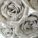 Vintage Very White Dictionary Book Page Paper Roses Wedding Bouquet ...