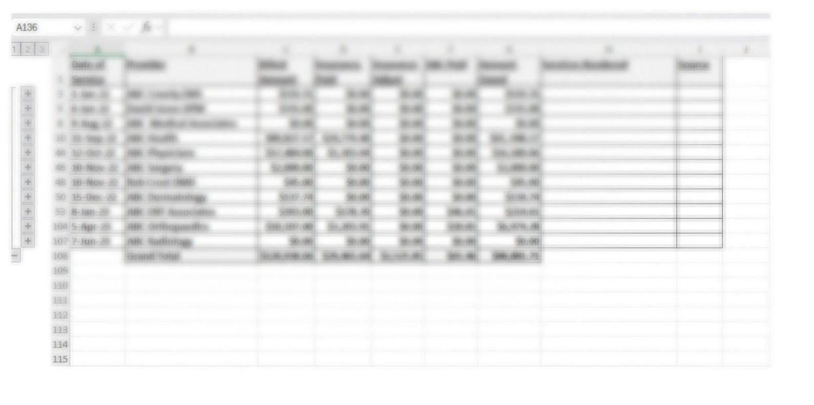 Medical Billing Summary Templates (2) | Editable Word & Excel Formats ...