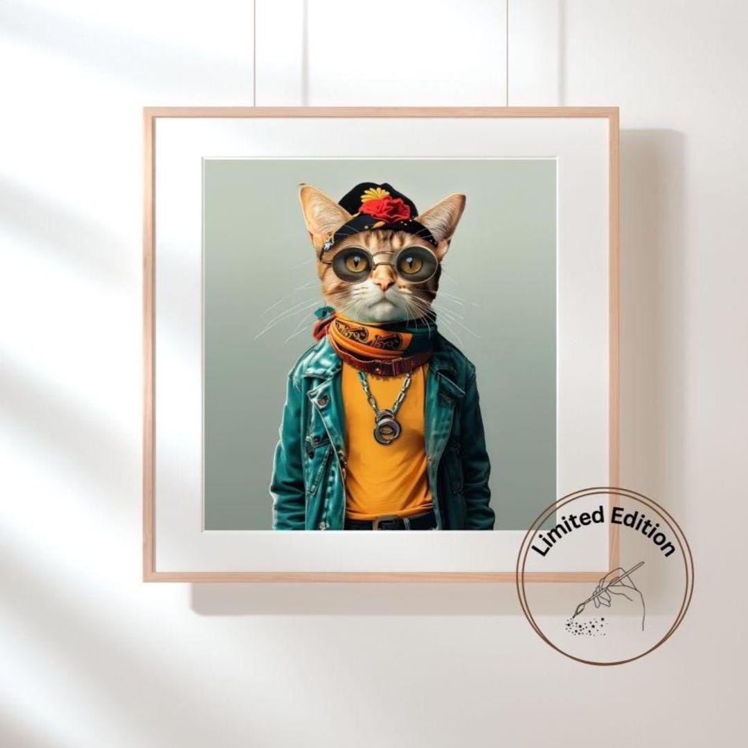 Cat Print- Cat Spain 1-limited Edition of 25 - Etsy
