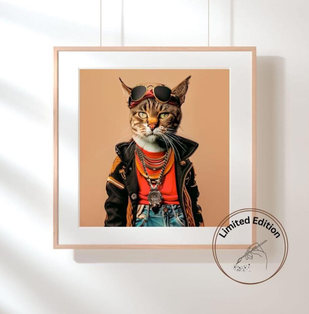 Cat Print- Cat Spain 4-limited Edition of 25 - Etsy