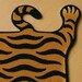 Handmade Tibetan Tiger Rug Animal Shaped Carpet Funky Maximalist ...