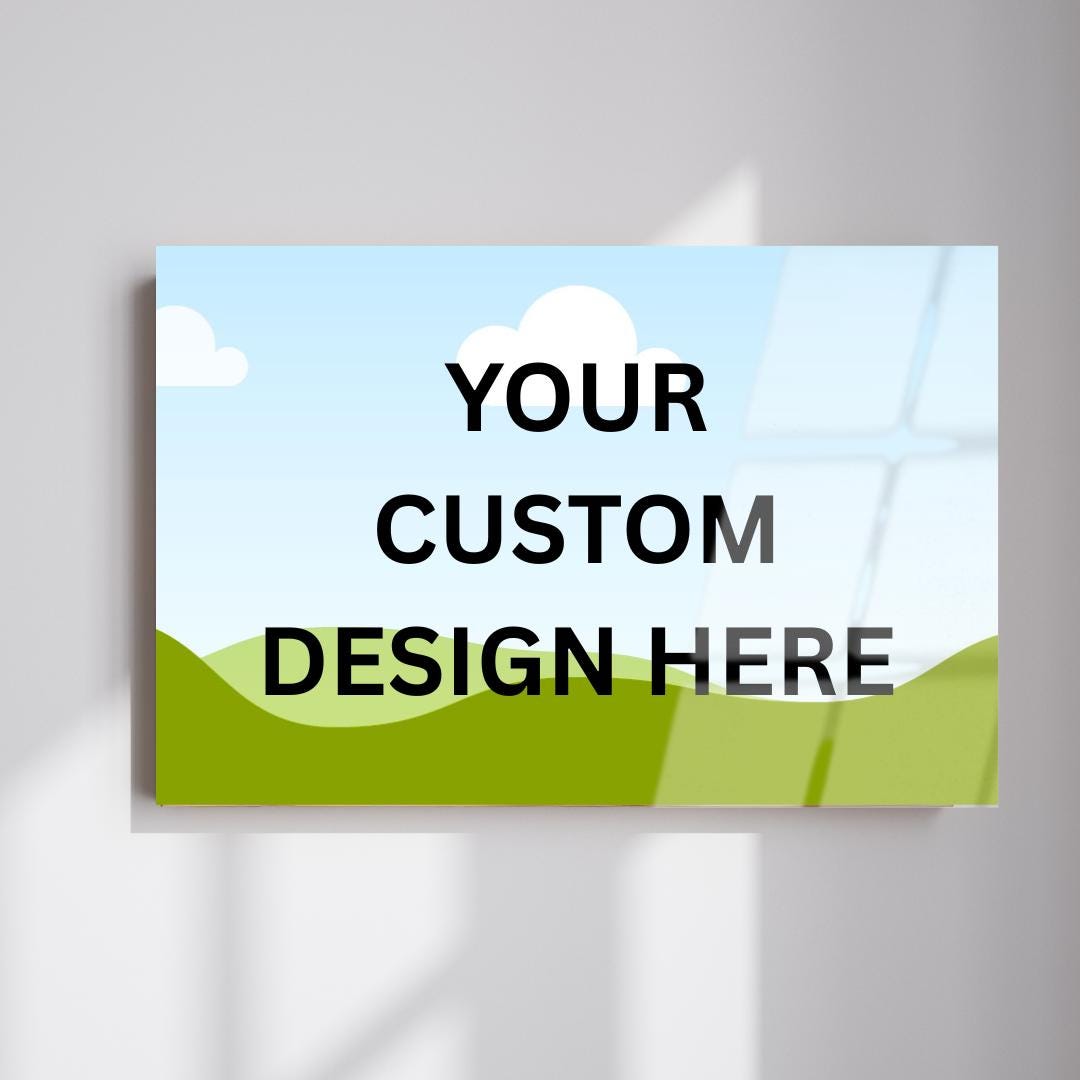 Custom Tempered Glass Wall Art: Personalized Wall Art, Print Your Image ...