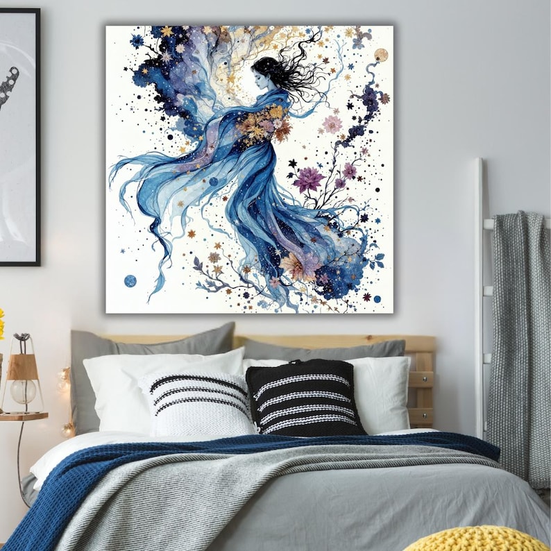Art Nouveau Wall Art: Whimsical Victorian Print, Surreal Unframed ...