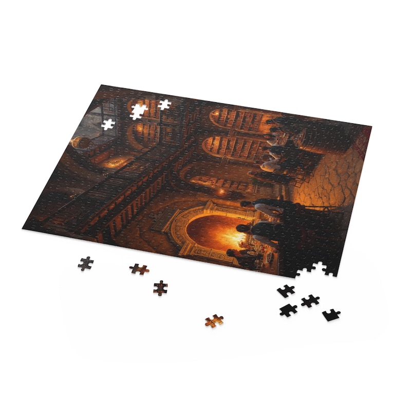 Medieval Tavern Jigsaw Puzzle | Cozy Vintage Vibes | Wholesome Puzzle ...