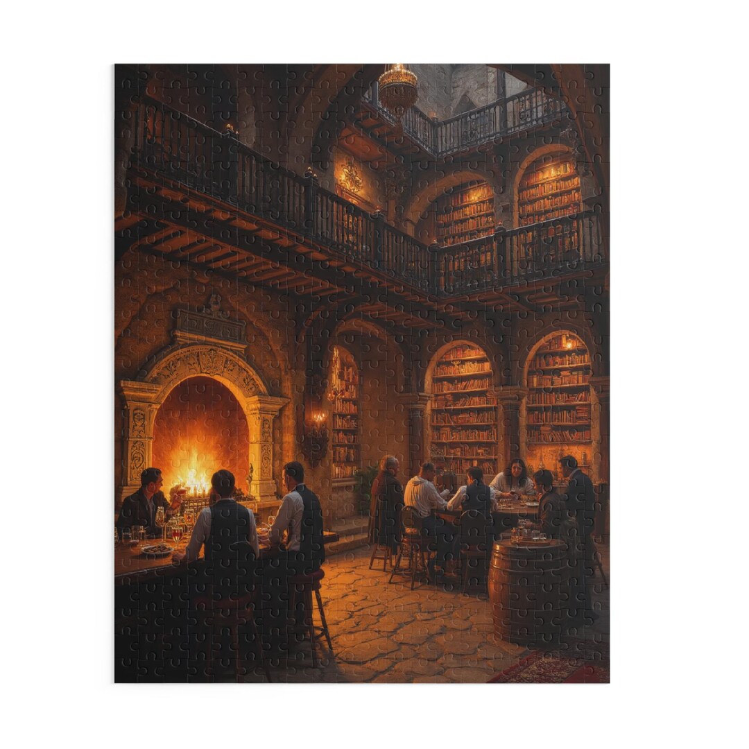 Medieval Tavern Jigsaw Puzzle | Cozy Vintage Vibes | Wholesome Puzzle ...