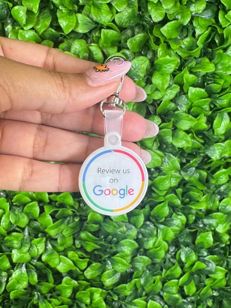 Google Reviews NFC Keychain- Finished by Handmade DIY Projects - Etsy