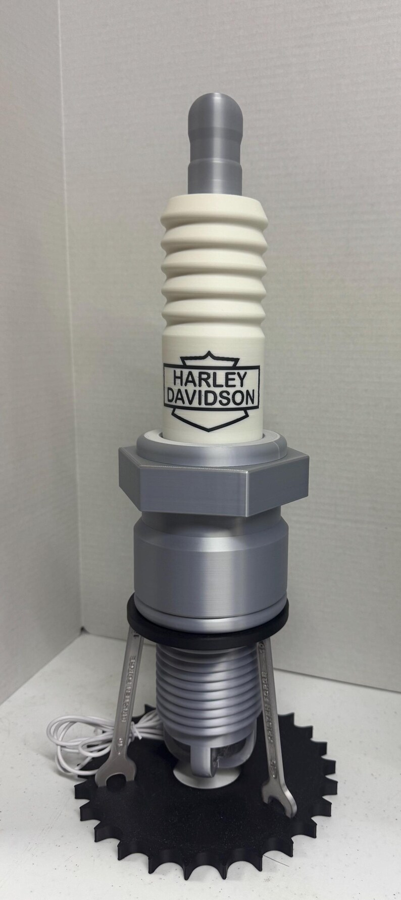 Spark Plug Themed LED Lamp - Etsy