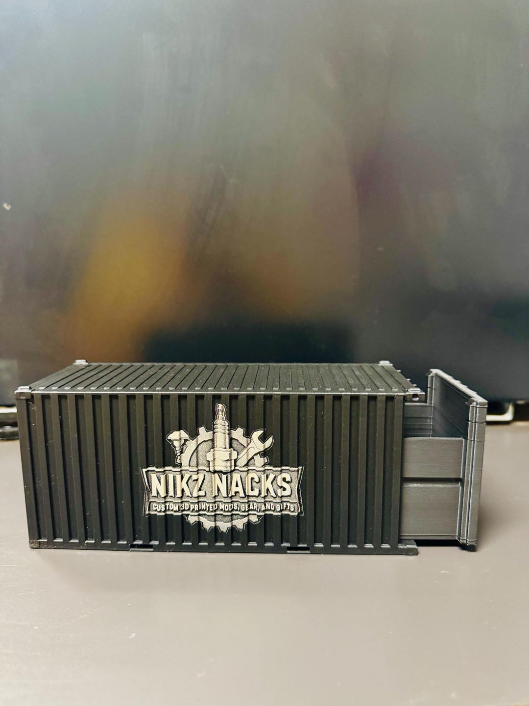 Custom 3D Printed Mini Shipping Containers – Personalized Laser ...