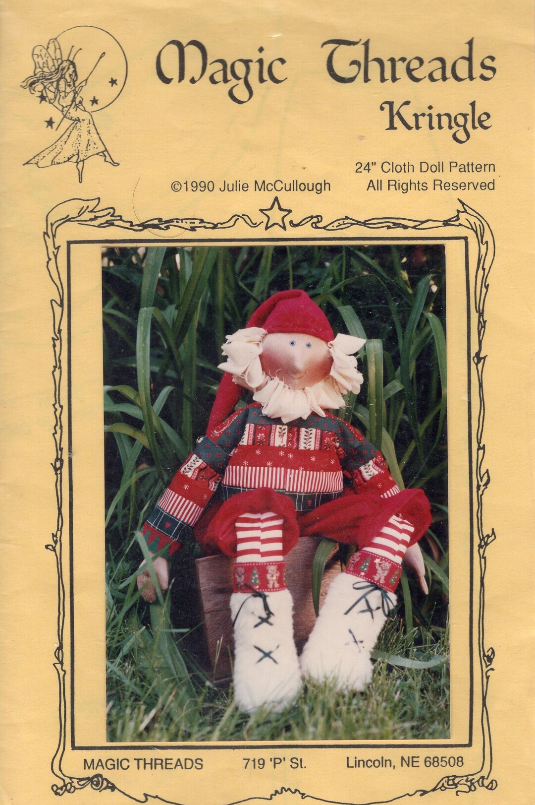 Magic Threads Sewing Pattern Christmas Santa Doll - Etsy
