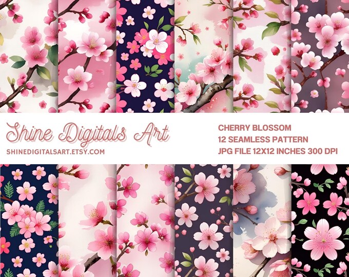 82 Dark Sakura Cherry Blossom Patterns, Cherry Blossom Patterns With ...