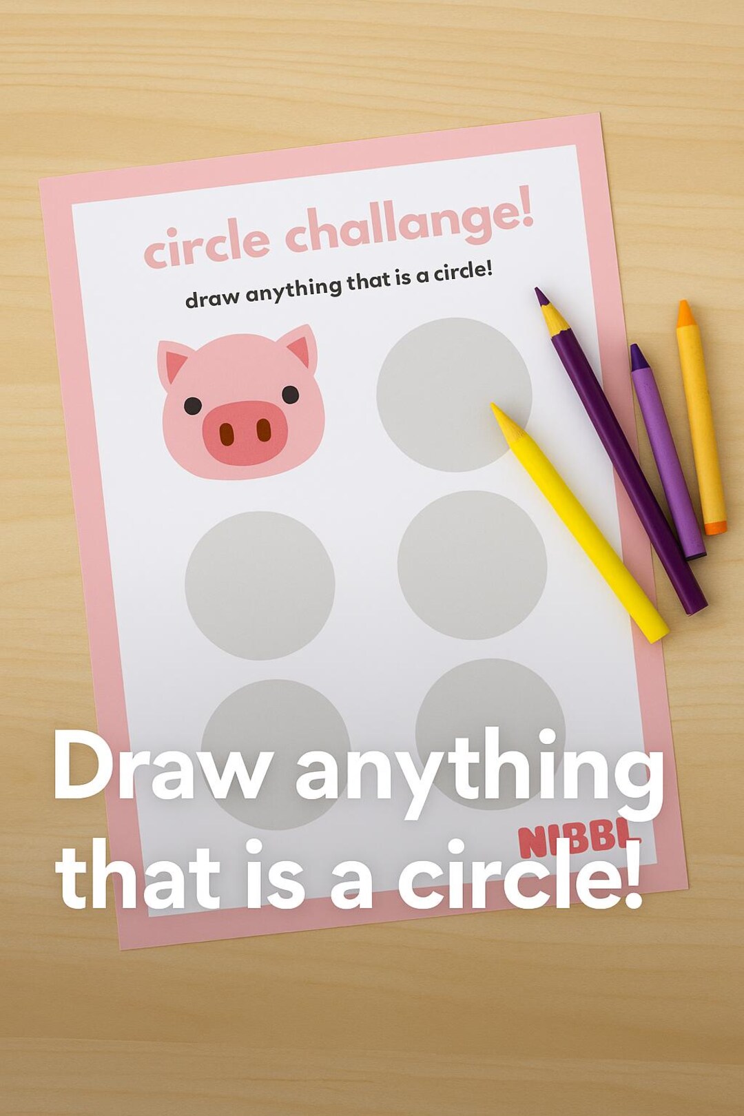 Circle Challenge Printable Worksheet for Kids | Learn Shapes Activity ...