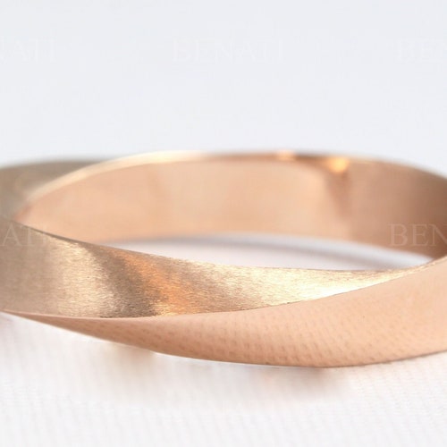 Wedding Band Set Mobius Rings Set Mobius Wedding Ring Set - Etsy Israel