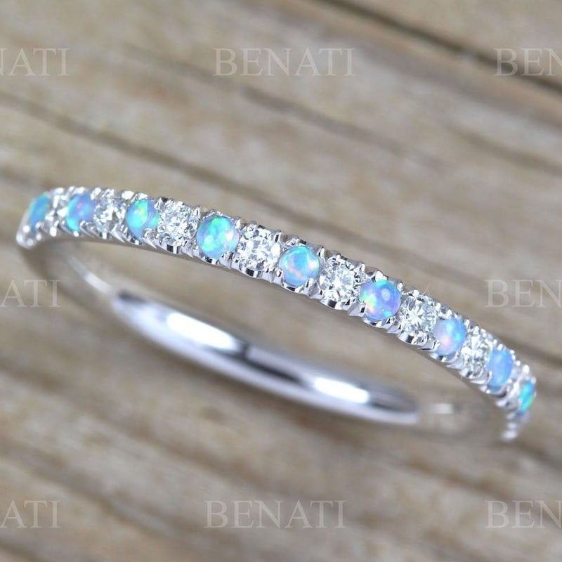Thin Opal Ring - Etsy